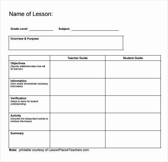 Lesson Plan Book Template Printable Free - Free Planner Printables